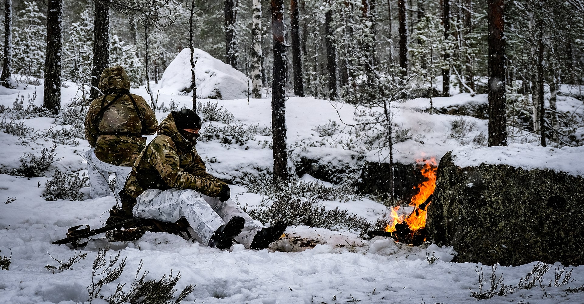 How to Start a Fire in Cold Weather | UF PRO Blog